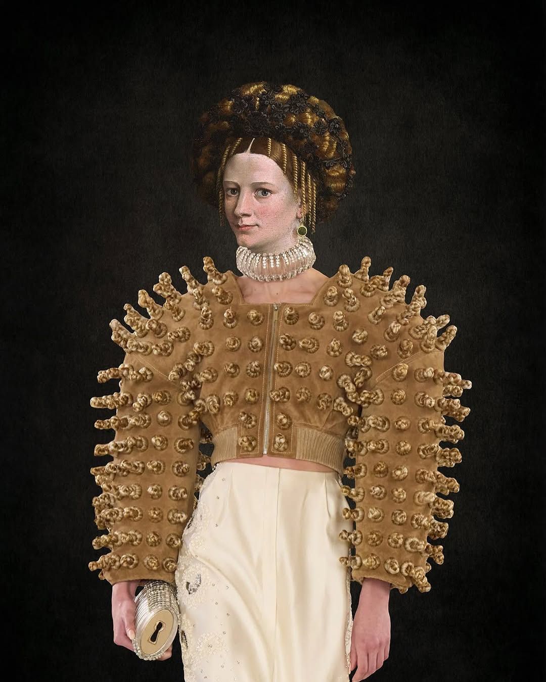 Jessica Worrall ศิลปินคอลลาจที่ชวนสาวๆ จากภาพวาดยุคเรเนอซองต์มาแต่งตัว ...